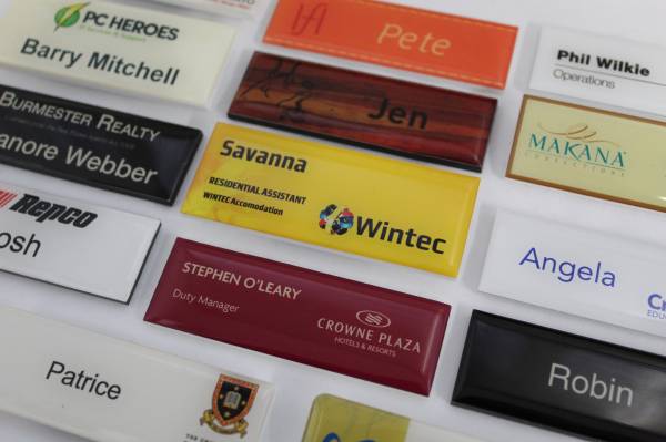 Custom Printed SC Name Badges – Emblems NZ