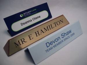 Desk Plaques – Emblems NZ