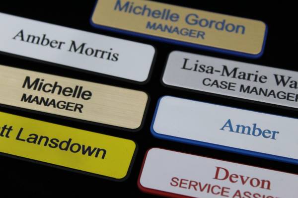 Standard Name Badges – Emblems NZ